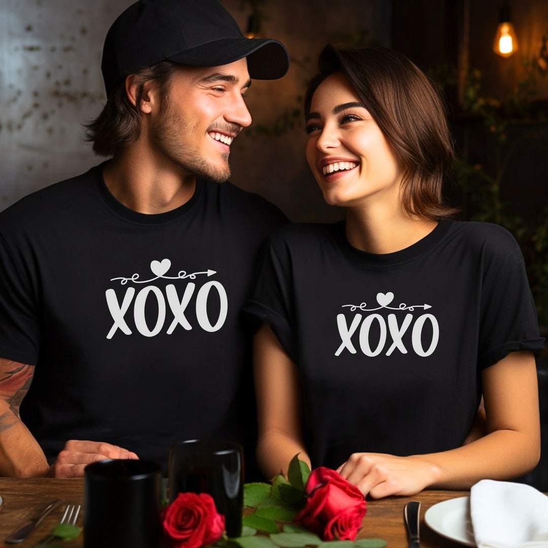 XOXO T-shirt, Love and Kisses Shirt, Valentines Gift T Shirt, Couples ...