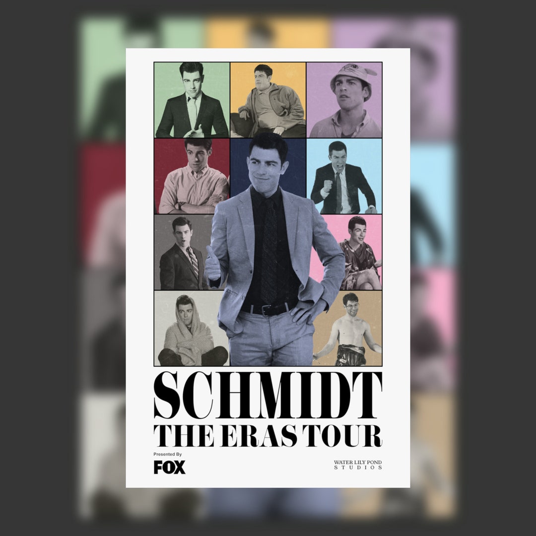 Schmidt Eras Tour Poster New Girl Poster Taylor Swift Poster Schmidt ...