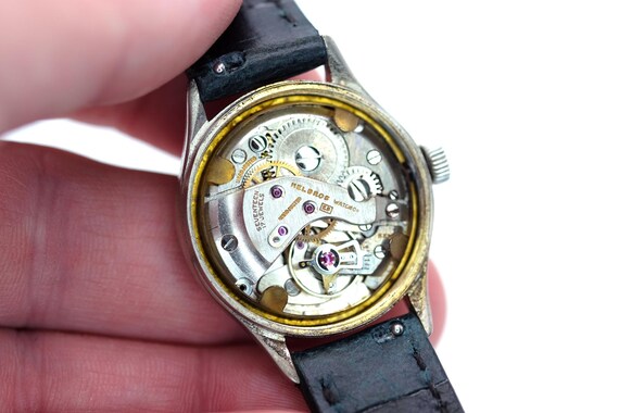1955 Helbros Caliber 28 Military-Style Mechanical Wat… - Gem