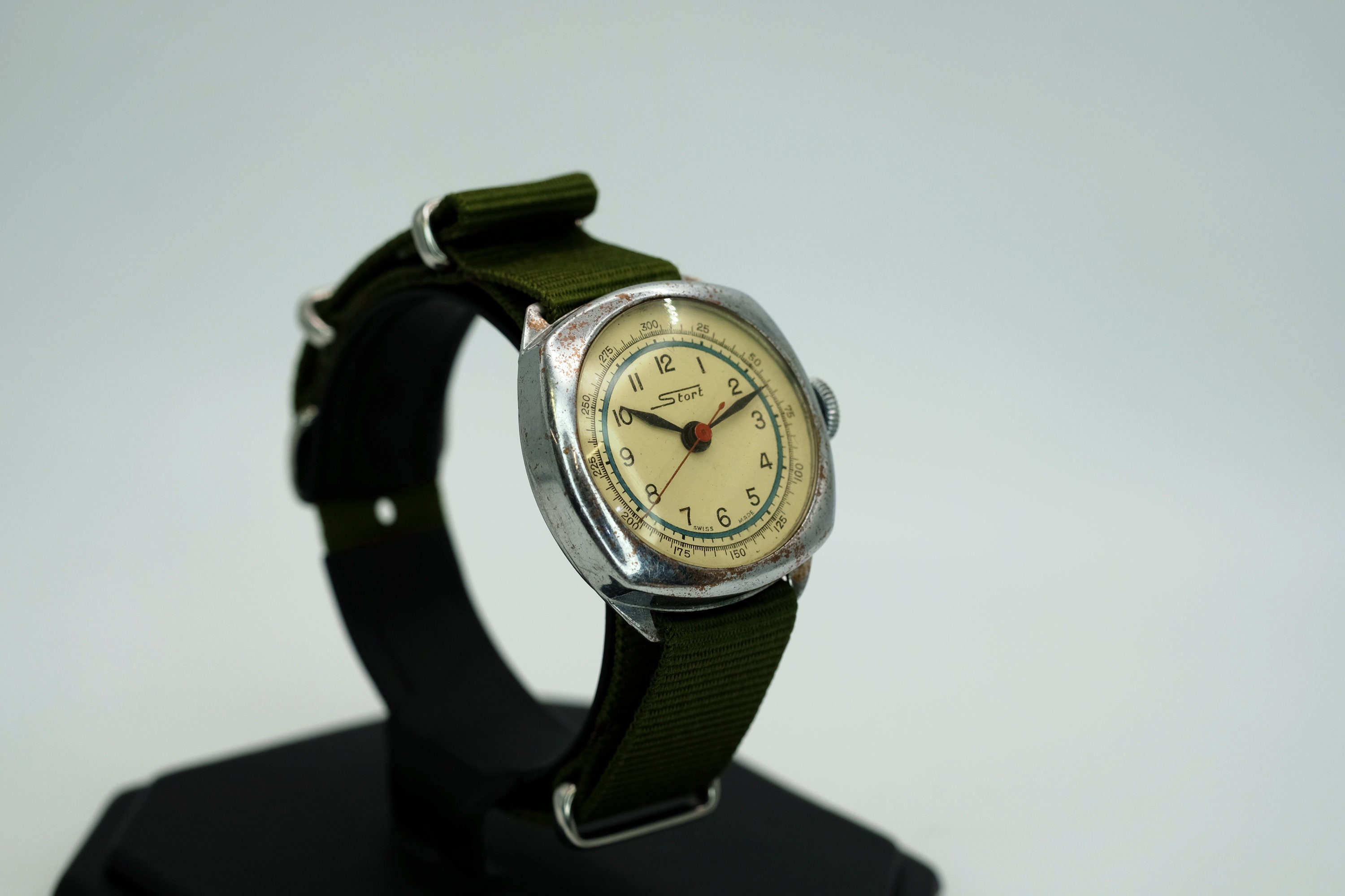 Rare Vintage stort Swiss Made Pin Lever Watch - Etsy