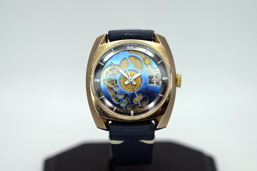RARE and Unique Vintage Orion Skeleton Swiss Made Watch - Etsy