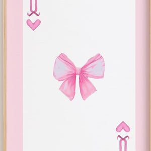 Trendy Pink Bow Wall Art Set of 3 Prints Coquette Room Decor Aesthetic ...
