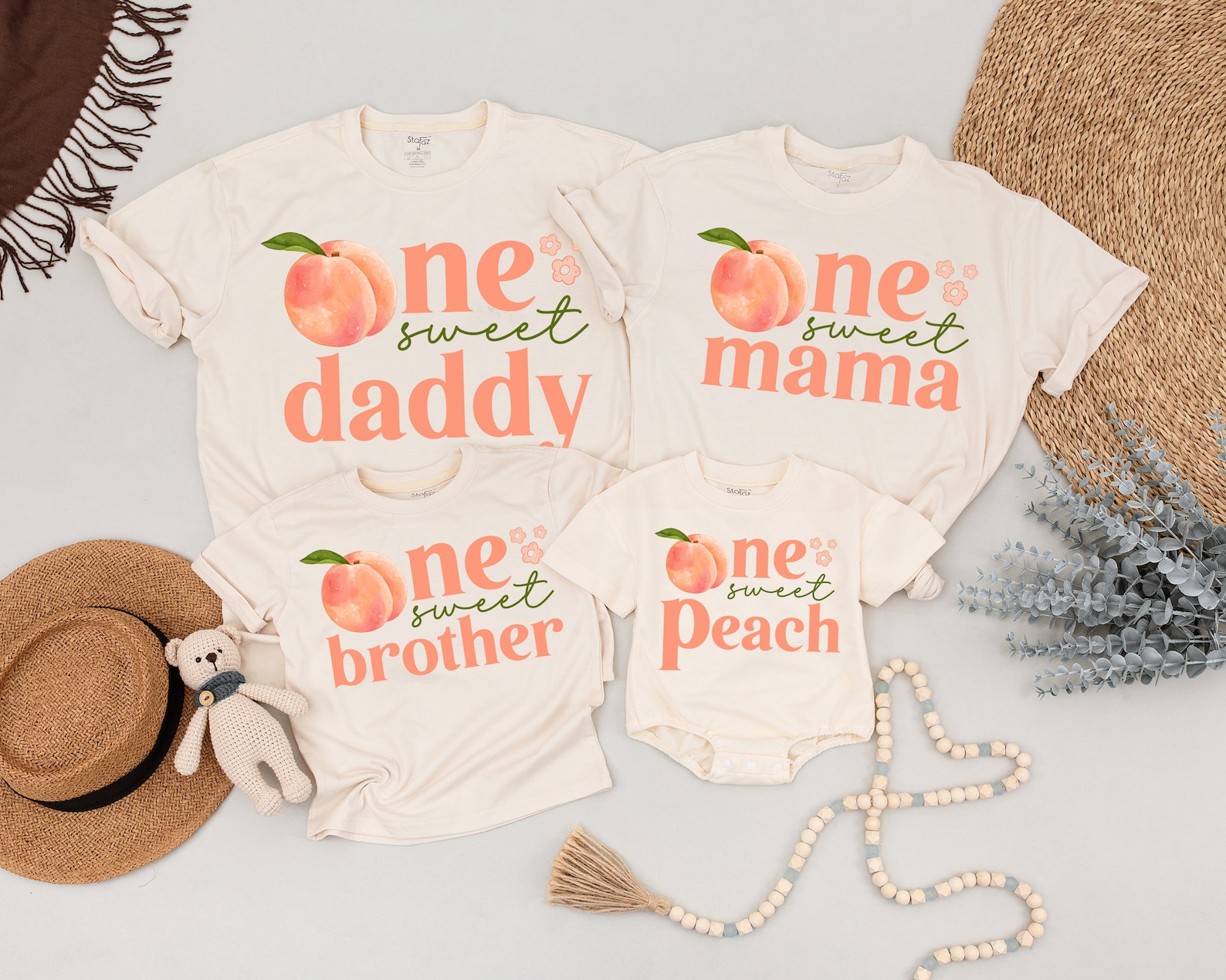 One Sweet Peach Birthday Shirt, 1st Birthday Outfit, Peach Birthday ...