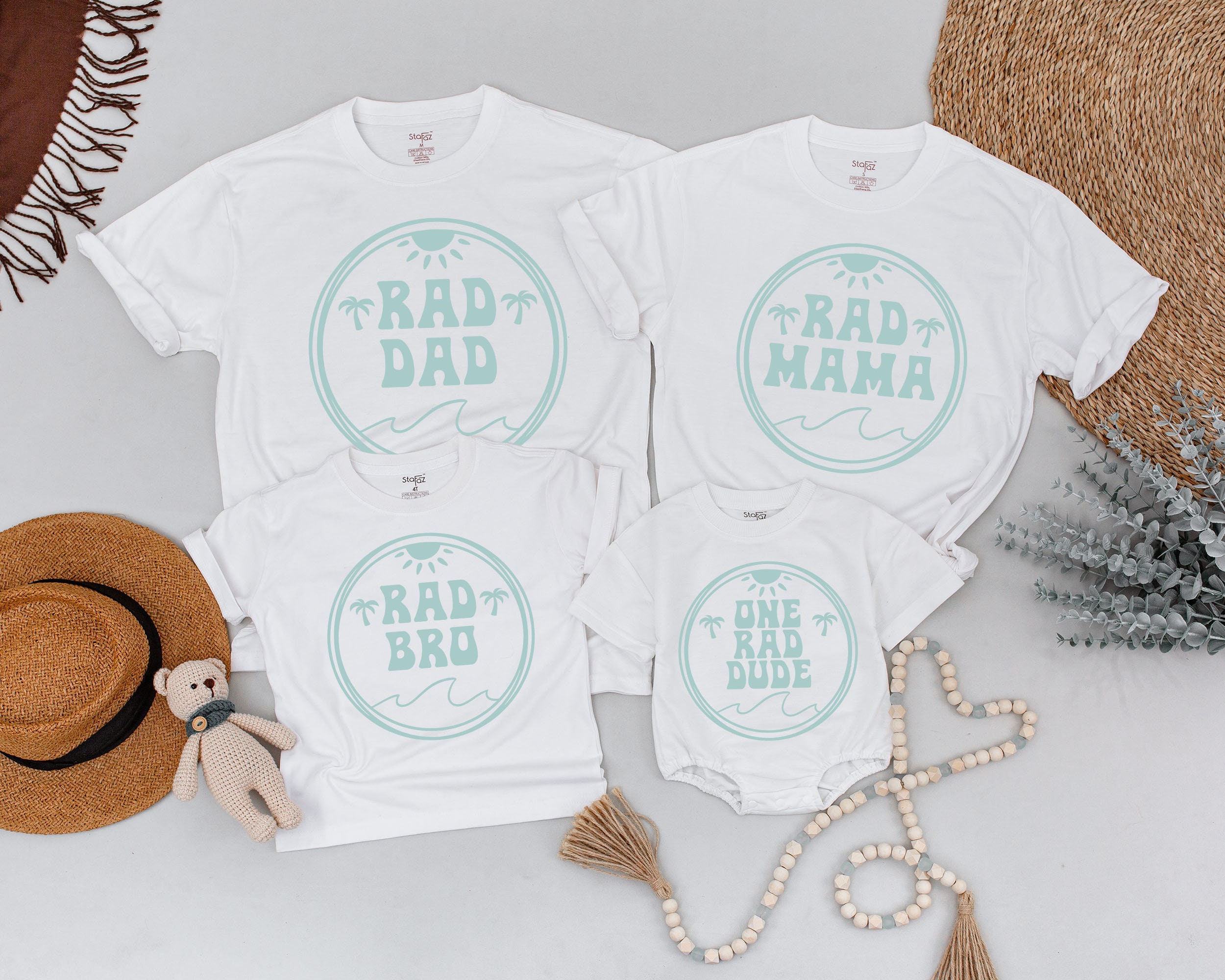 Surf Family Birthday Shirts, One Rad Dude Shirt, the Big One Shirt ...