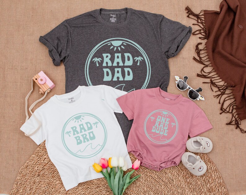 Surf Family Birthday Shirts, One Rad Dude Shirt, the Big One Shirt ...