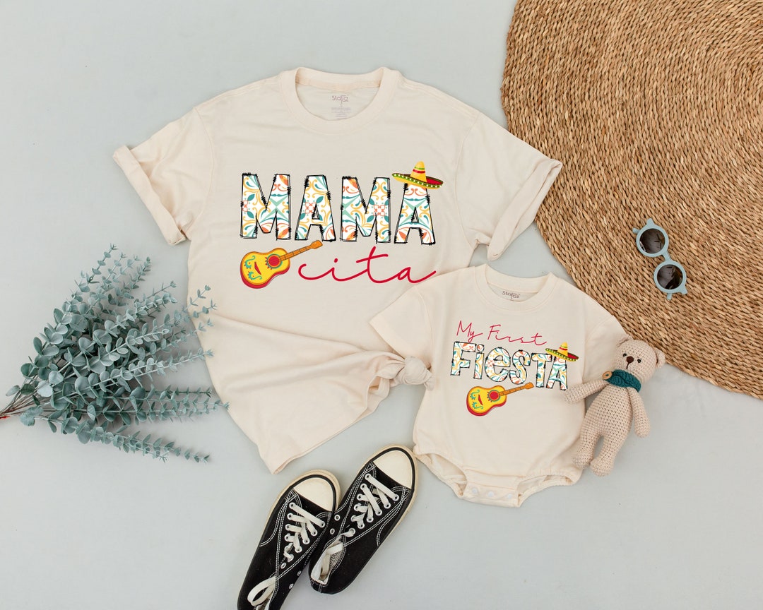 First Fiesta Birthday Shirt, My First Fiesta Birthday Outfit, Mexican ...