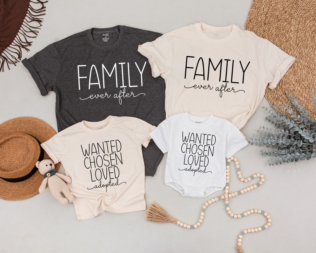 Family Matching Adoption Shirts, Baby Shower Shirt, Kids Clothing, Gift ...
