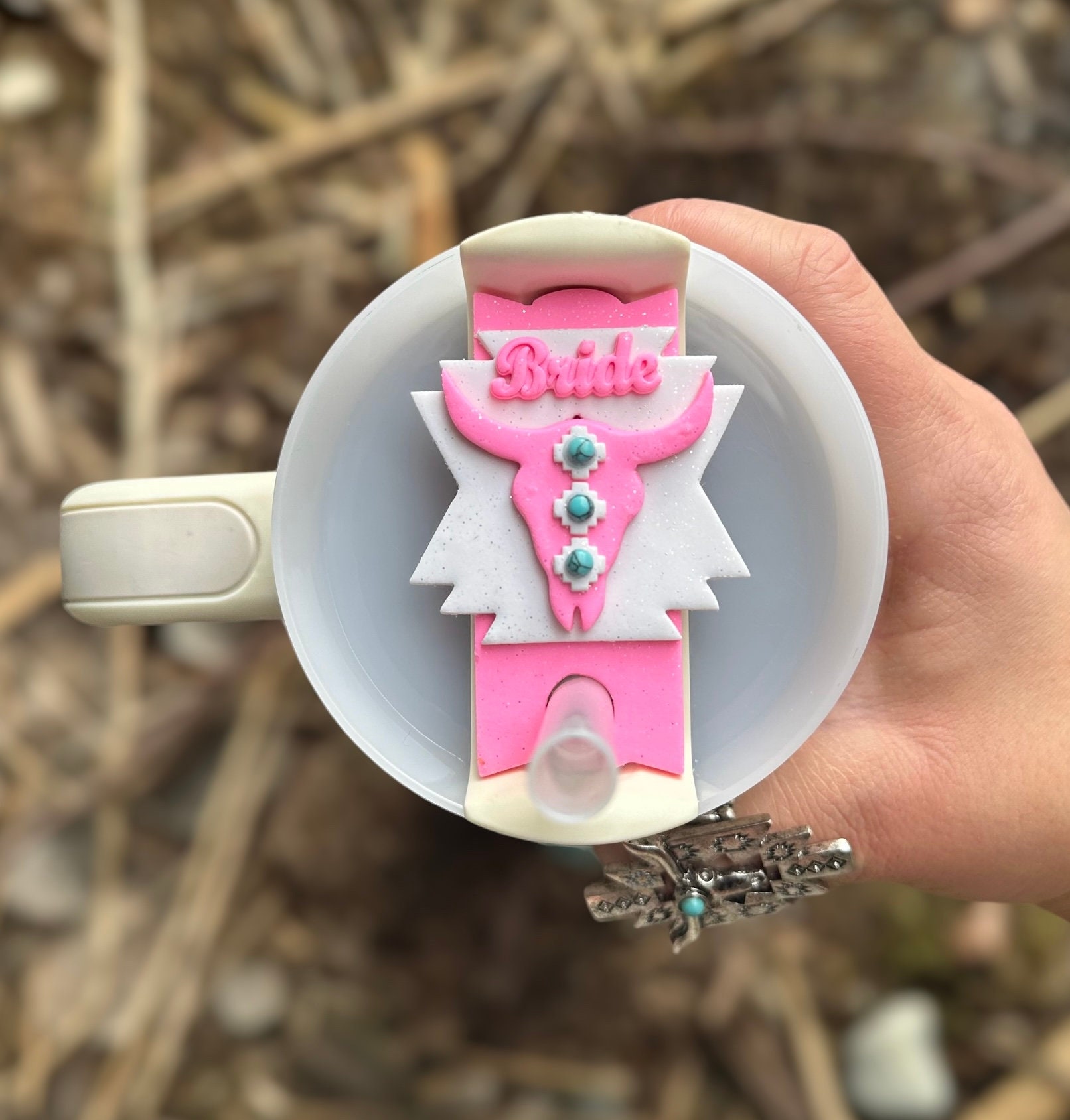 Western Bride Stanley Topper, Pink Stanley - Etsy