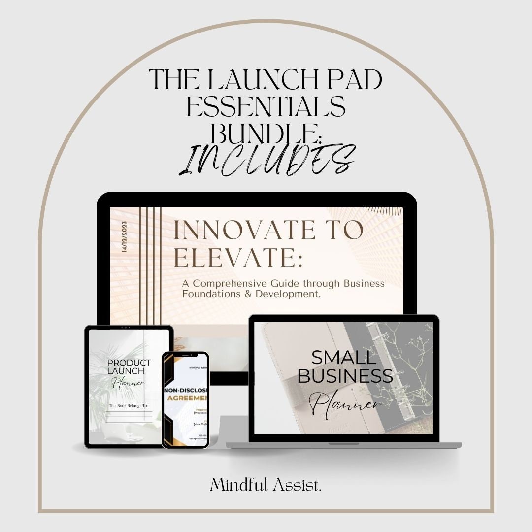 Startup Business Bundle, Business Plan, Business Planner, Product ...