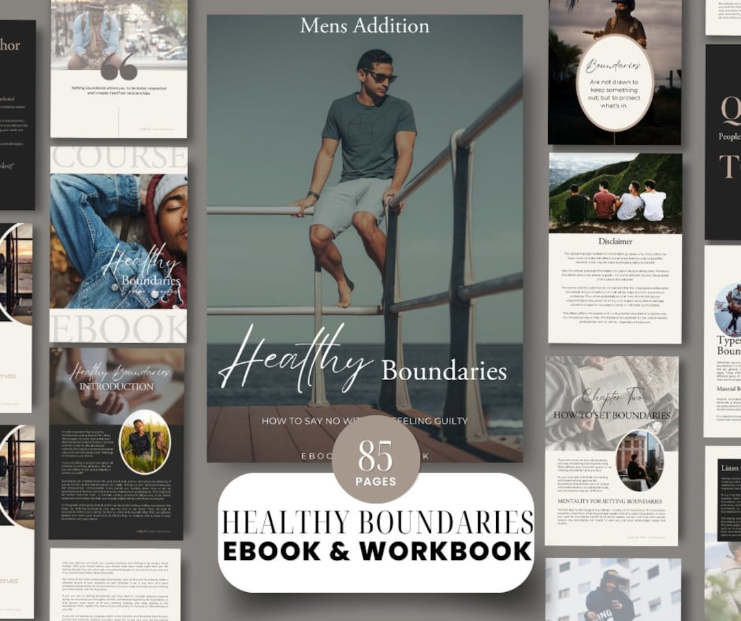 Healthy Boundaries, Boundaries, Wellness Journal, Ebook, Boundary ...