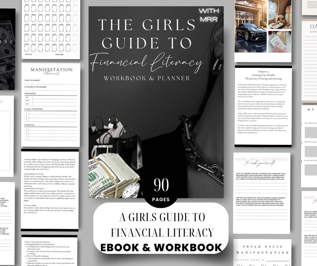The Girls Guide to Financial Literacy, PLR Ebook, PLR Guide, Finance ...