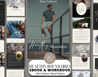 Healthy Boundaries, MRR, Wellness Journal, Ebook, Master Resell ...
