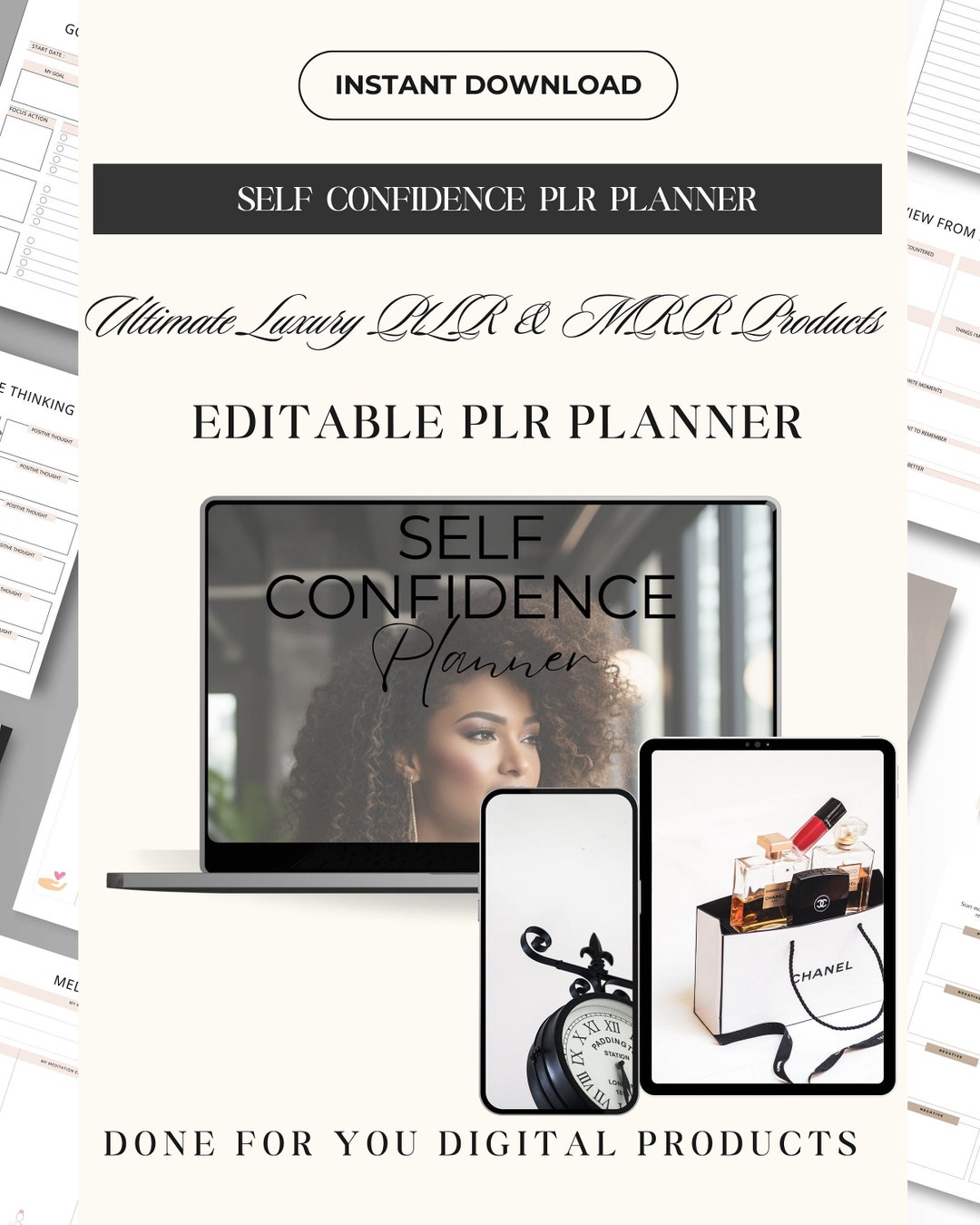 PLR Planner: Self Confidence, Private Label Rights, Passive Income ...