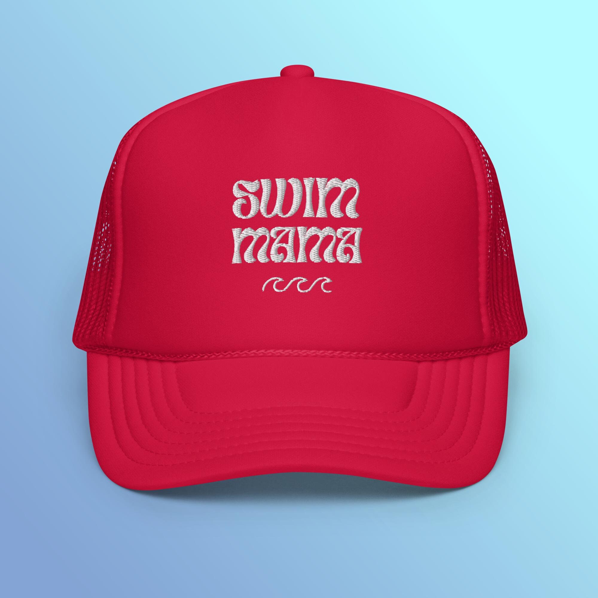 Swim Mama Trucker Hat Swim Team Swimmer Mom Mother Mama Baseball Cap - Etsy