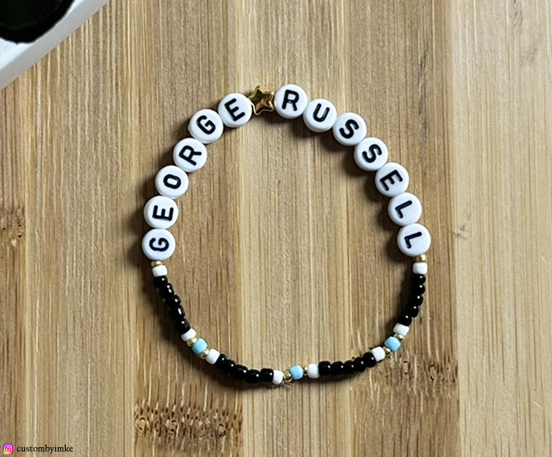Custom Formula 1 Friendship Bracelets: Team Mercedes, Lewis Hamilton ...