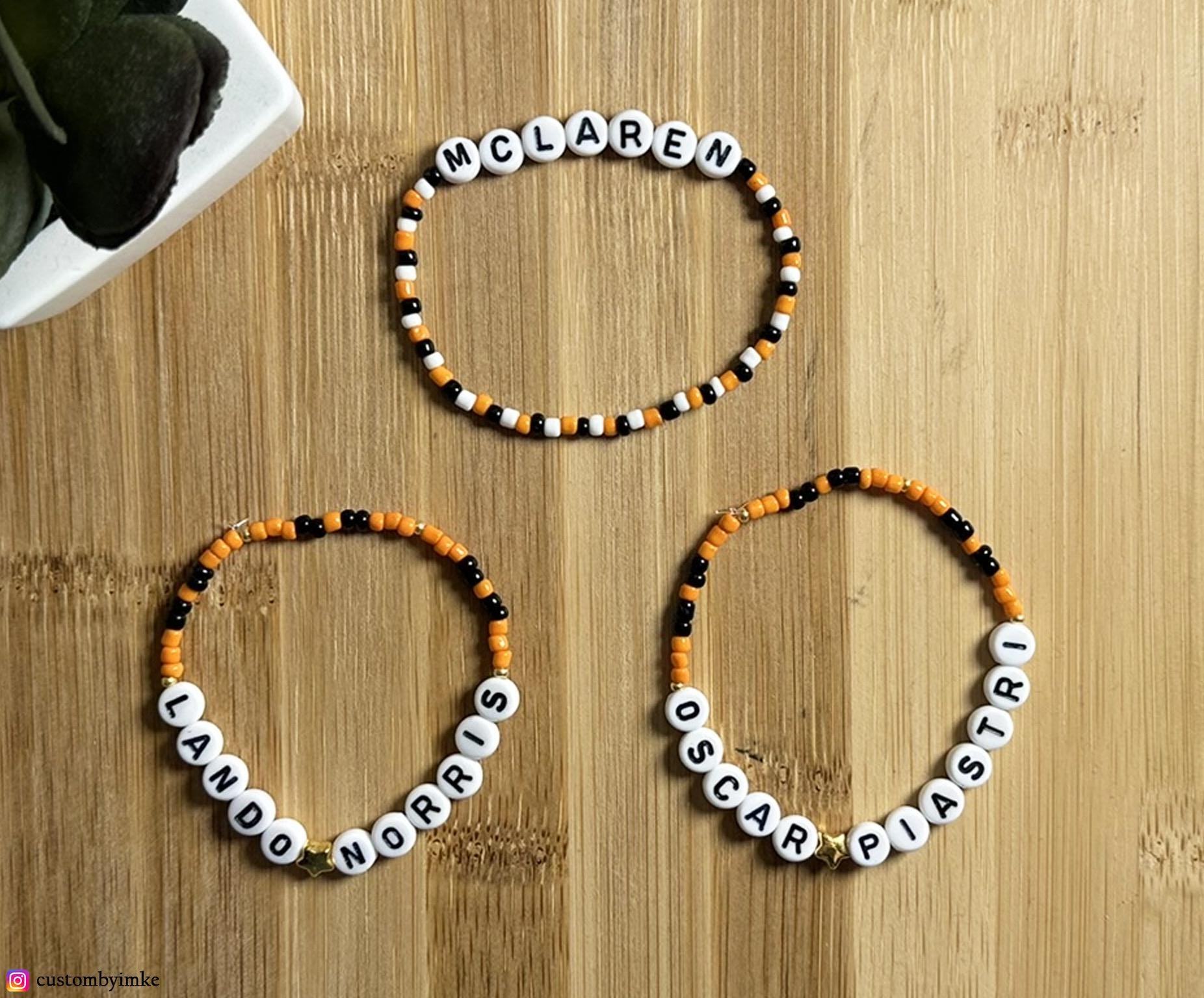 Custom Formula 1 Friendship Bracelets: Team Mclaren, Lando Norris ...