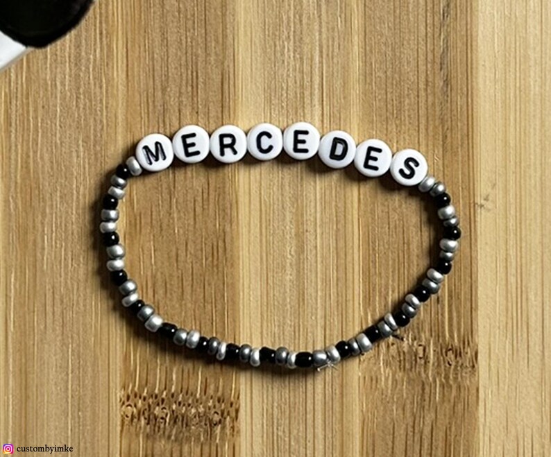 Custom Formula 1 Friendship Bracelets: Team Mercedes, Lewis Hamilton ...