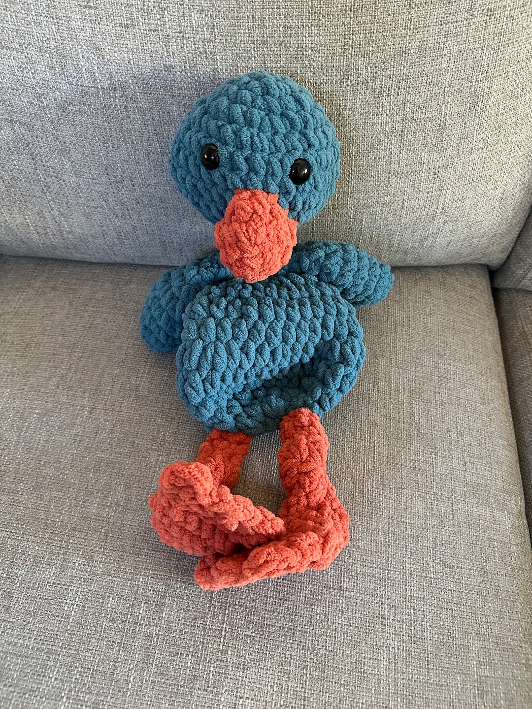 Crochet Snuggler Daphne the Duck Lovey - Etsy