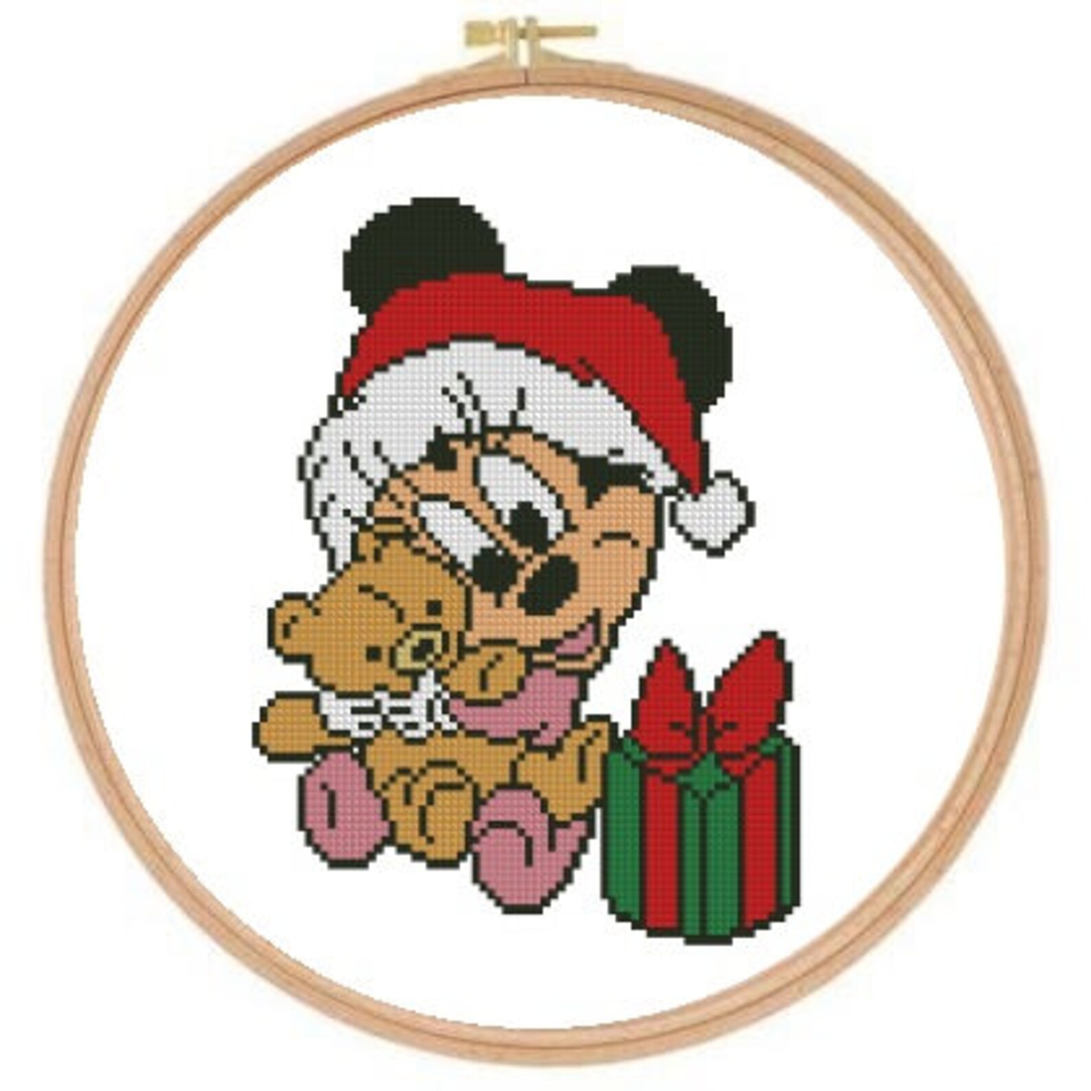 Christmas Cartoon Cross Stitch Pattern My First Christmas Cross Stitch ...