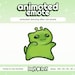 Animated Dancing Alien Cat Emote: Twitch & Discord Emote (GIF Digital ...