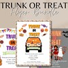 Editable Trunk or Treat Halloween Flyer, Halloween Digital Download ...