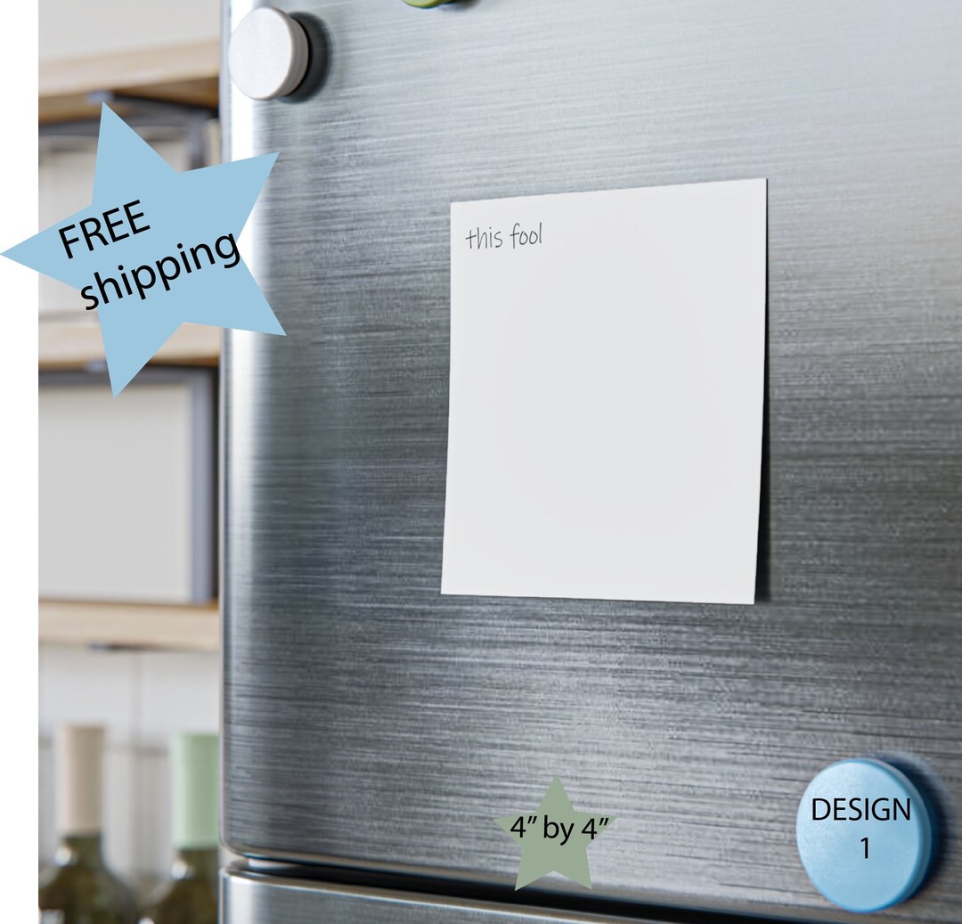 This Fool Sticky Note Set, Funny Post Its, Custom Sticky Notes, Office ...