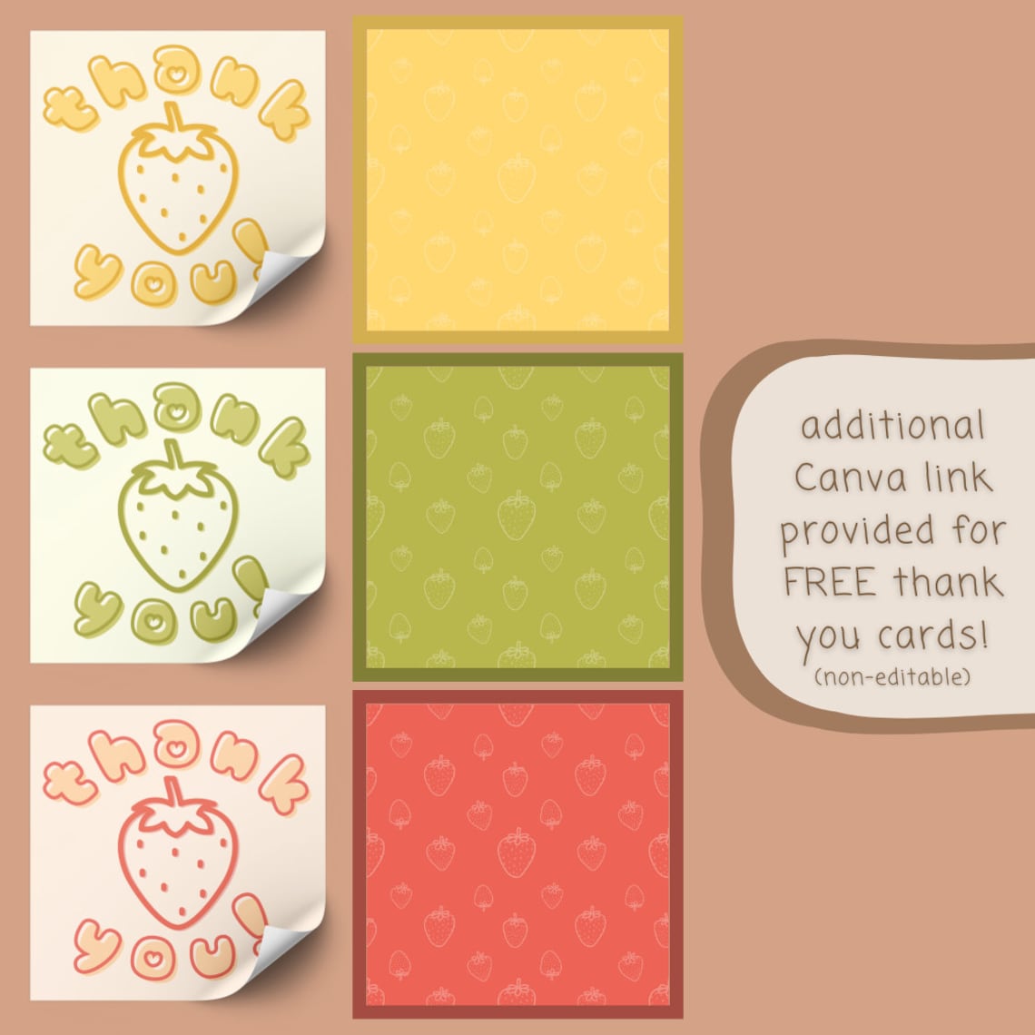 Canva Editable Kawaii Kitty Strawberry Birthday Invitation, Canva ...