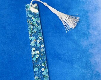 Ocean Resin Bookmark - Etsy