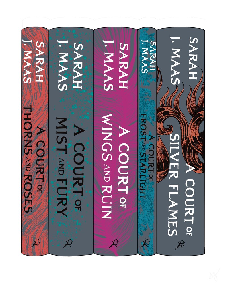 A Court of Thorns and Roses Box Set Illustration Art Print, ACOTAR Book ...