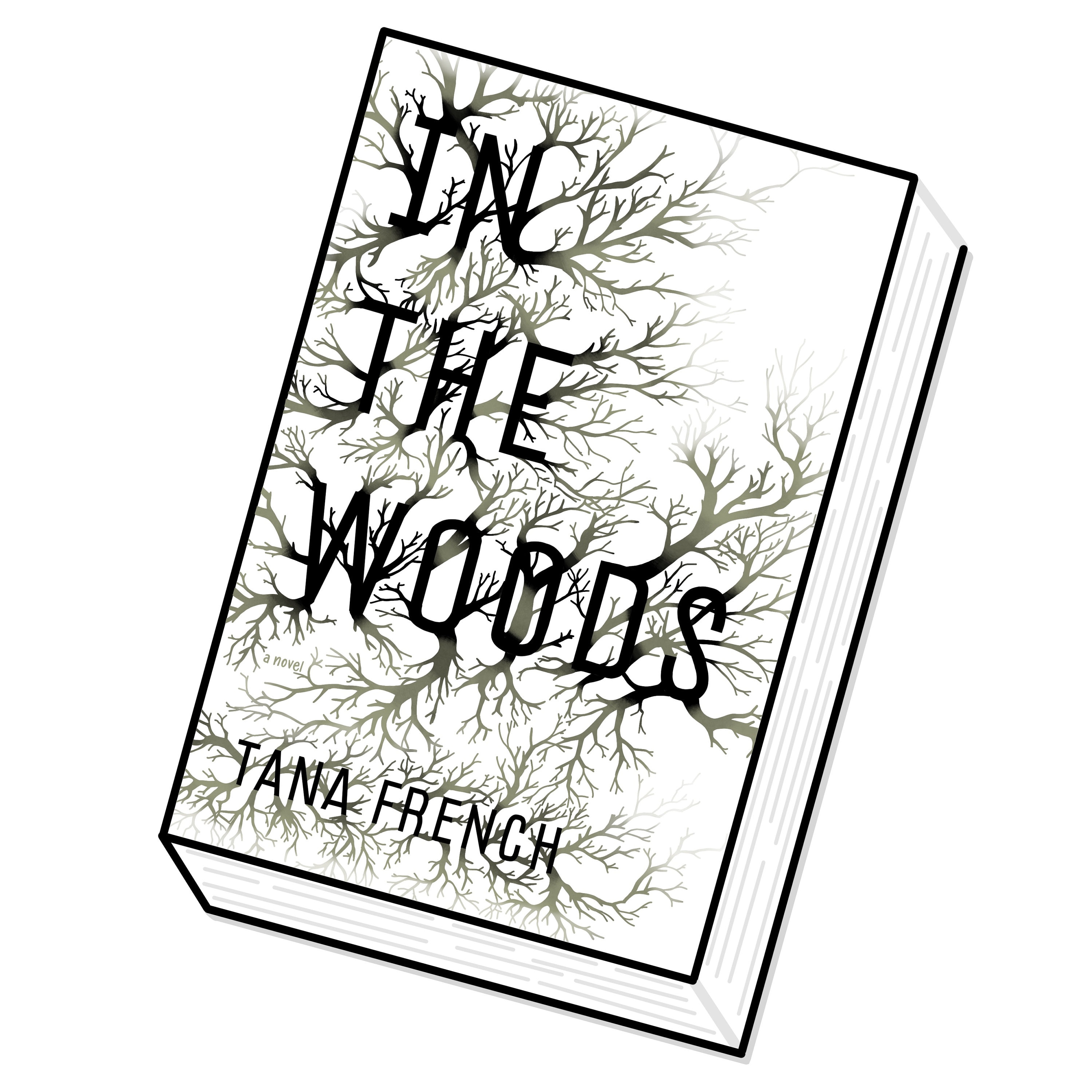 Custom Book Cover Art Print, Hand-drawn Book Cover Illustrated Print ...