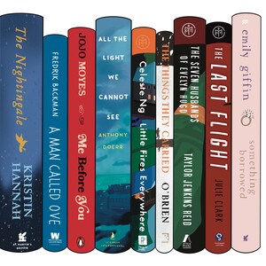 Custom Book Stack Art Print, Hand-drawn Book Stack Illustrated Print, Custom Book-lover Stack ...