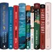 Custom Book Stack Art Print, Hand-drawn Book Stack Illustrated Print ...