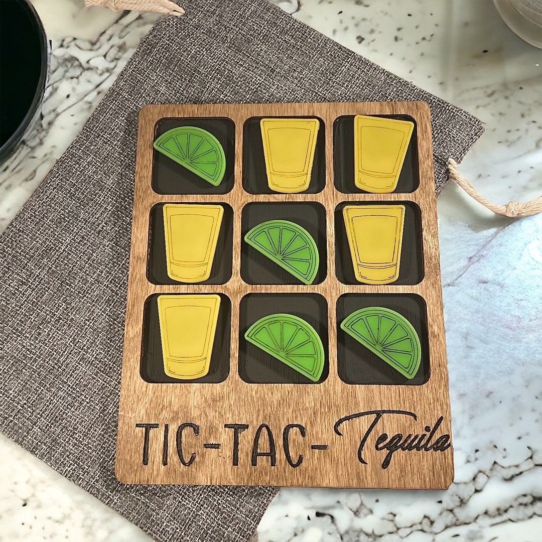 Tic-tac- Toe (tequila) - Etsy