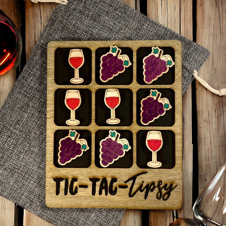 Tic-tac- Toe (tipsy) - Etsy