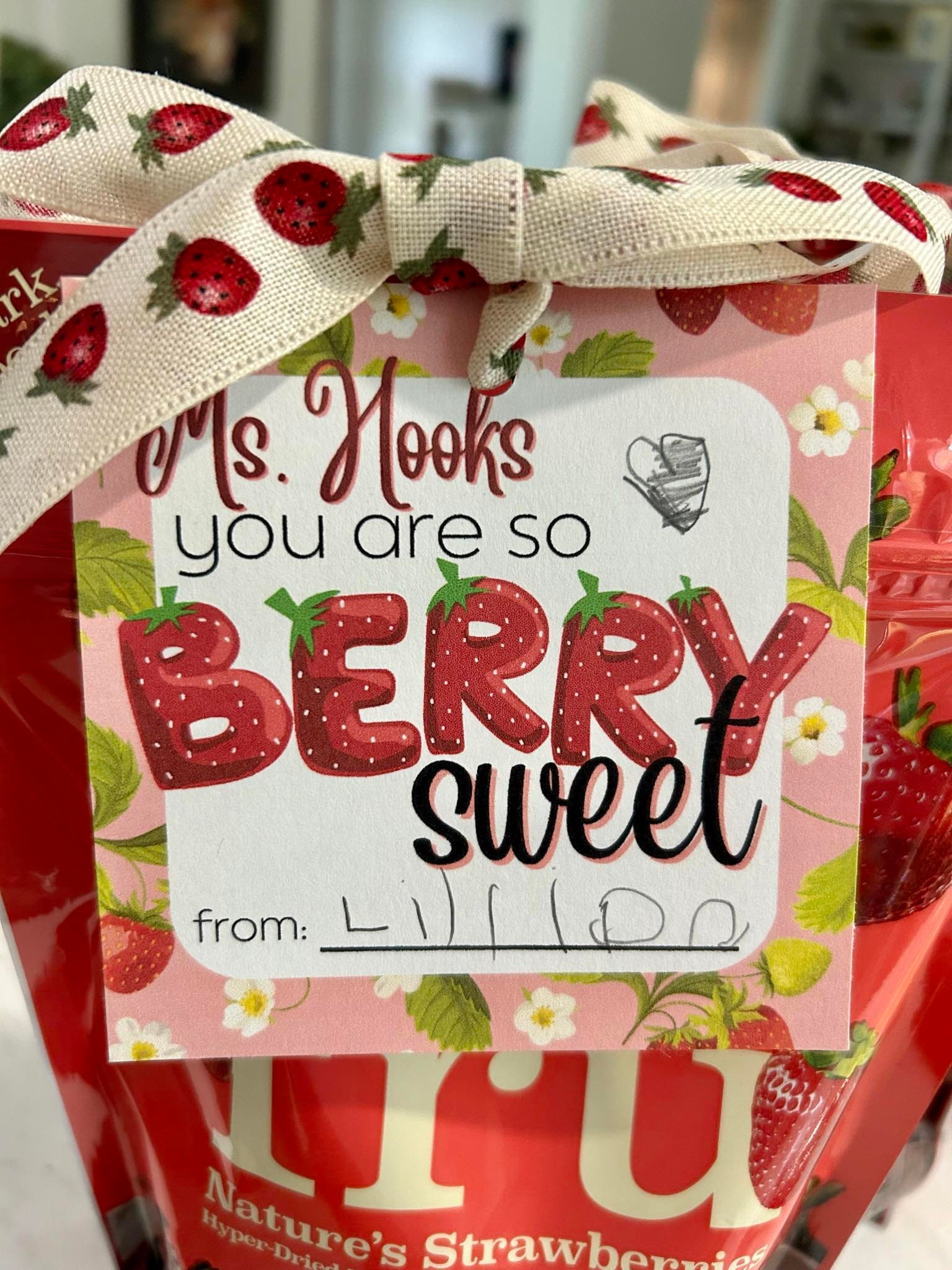 GIFT TAG for a Sweet Recipient Great Teacher Appreciation, Coworker ...