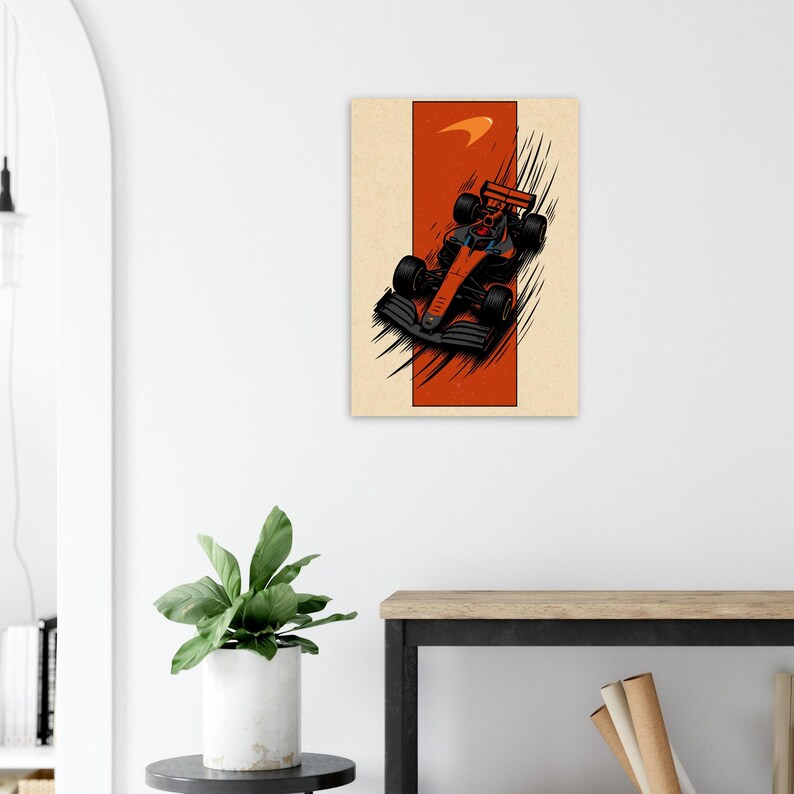 Mclaren Formula 1 Car Poster | Matte Print | Grand Prix F1 Racing ...
