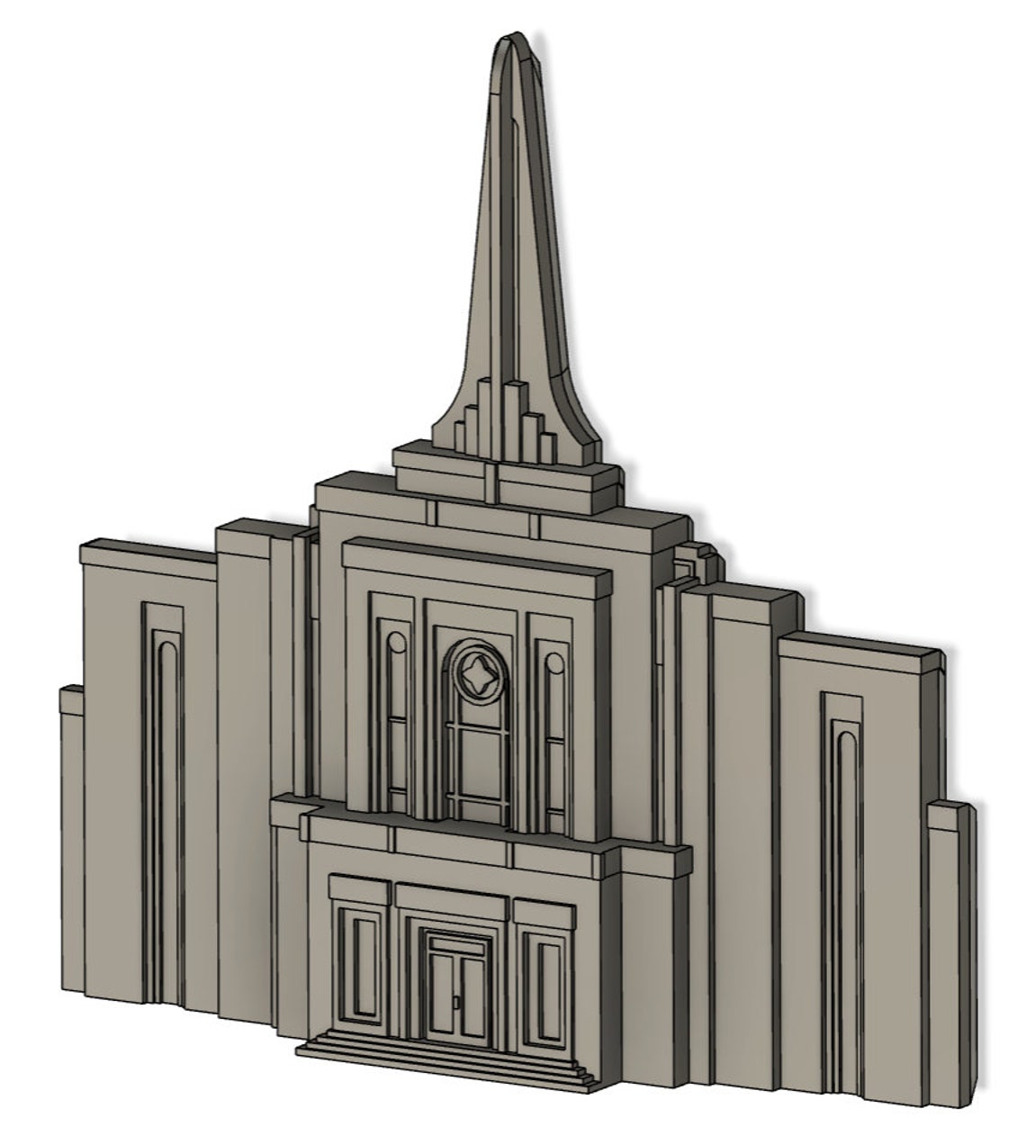 Downloadable 3D Print STL File | Gilbert Arizona Temple LDS (digital ...