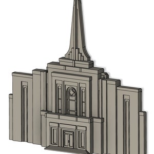 Downloadable 3D Print STL File | Gilbert Arizona Temple LDS (digital ...
