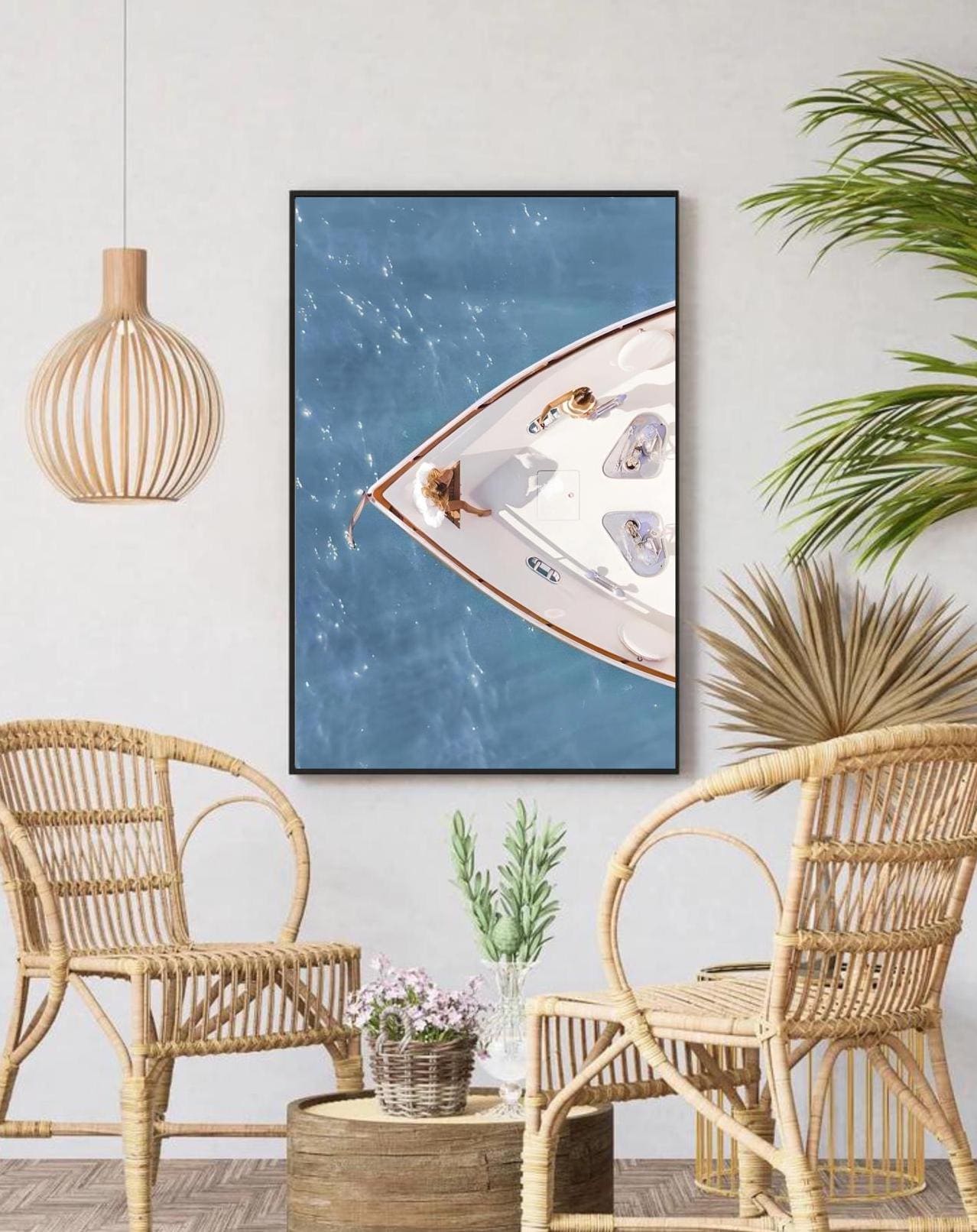 Luxury Yacht Poster, Old Money Yacht Print, Boat Print, Old Money ...