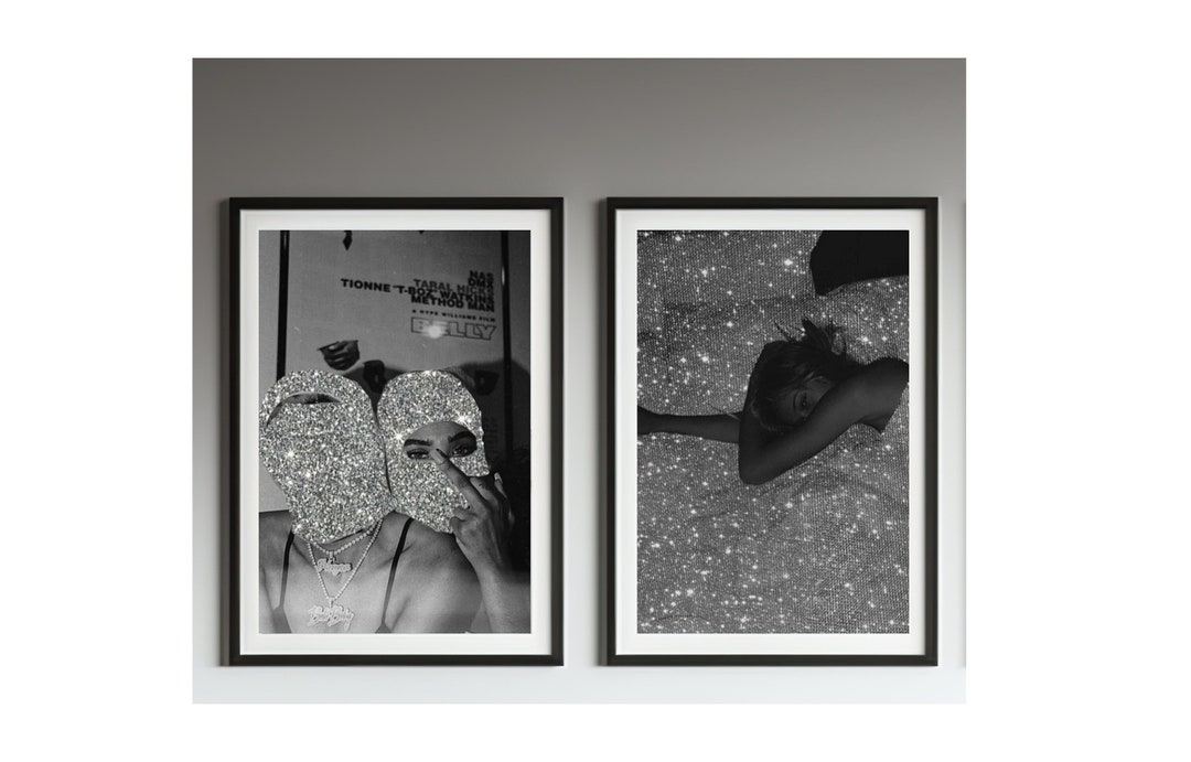 Black and White Fashion Poster Set, Trendy Wall Art (digital Download ...