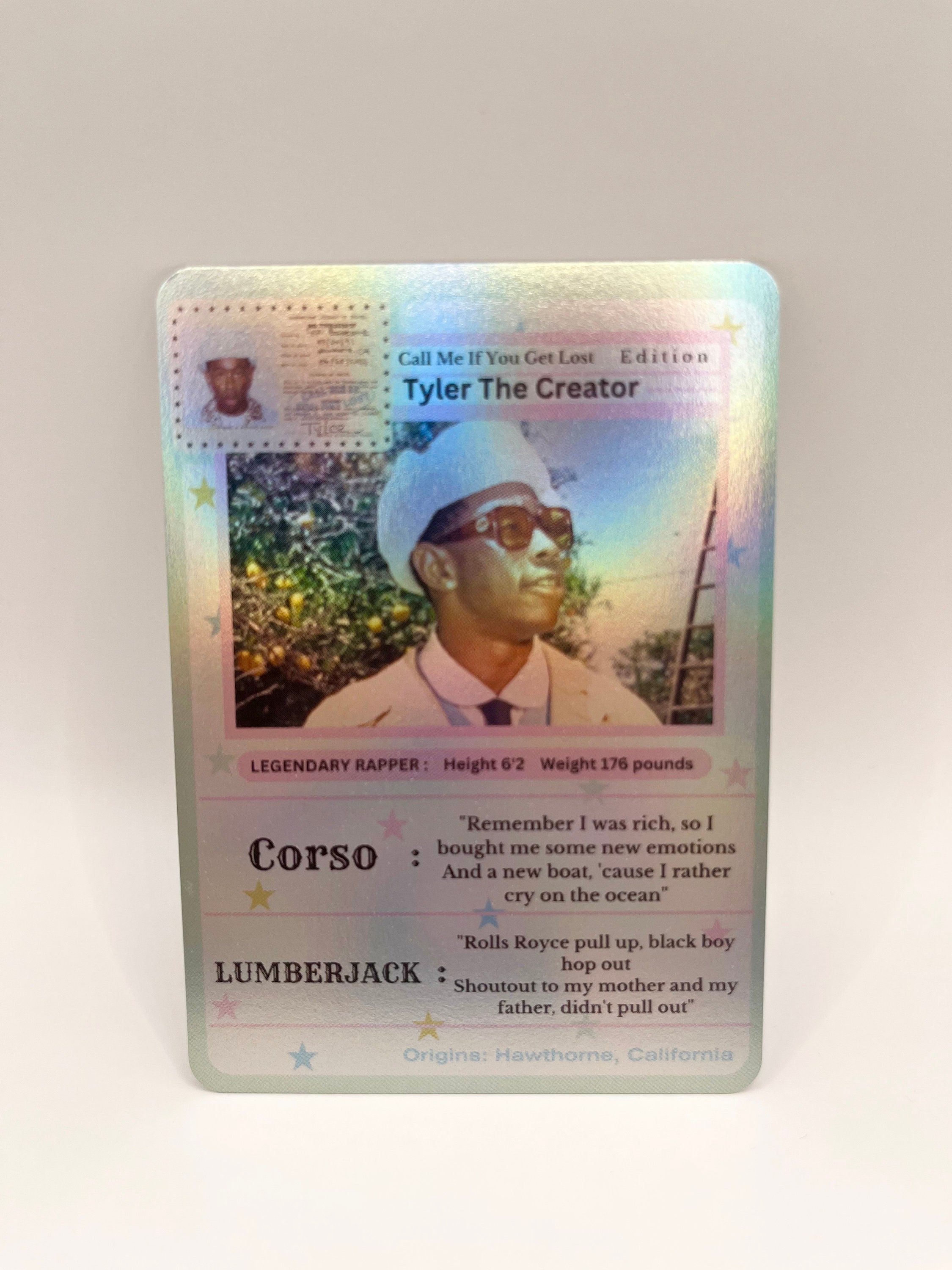 Tyler the Creator call Me If You Get Lost Holographic Two-sided ...