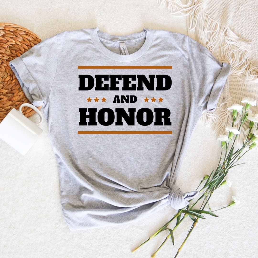 Defend and Honor Shirt, Star Dynamic Military Professional Shirt ...
