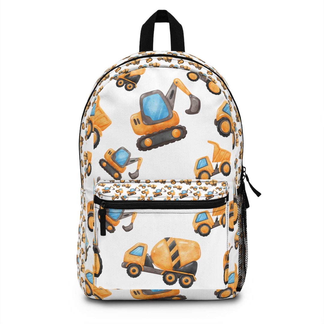 Truck Backpack, Back to School Book Bag, Boy Backpack, Truck Lover Book ...