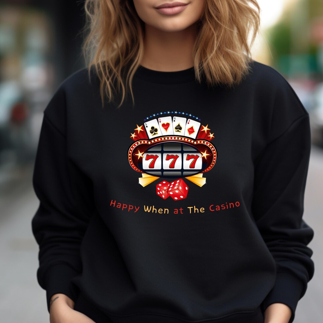 Lucky 777 Casino Sweatshirt: Gambling Hobby Gift - Etsy
