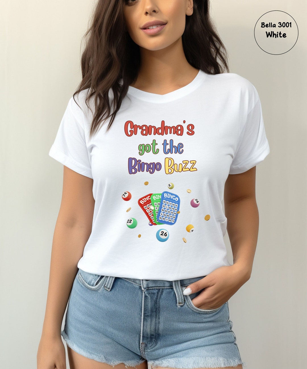 Funny Grandma Bingo T-shirt: Bingo Buzz Tee - Etsy