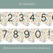 Vibrantly Colored Autumn-themed Alphabet and Number Set: Create Your ...