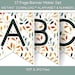 Vibrantly Colored Autumn-themed Alphabet and Number Set: Create Your ...