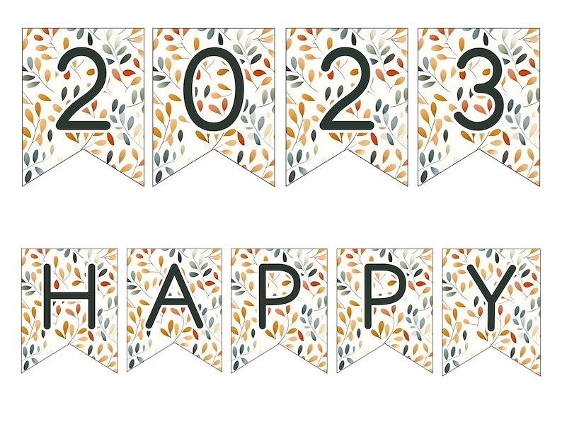 Vibrantly Colored Autumn-themed Alphabet and Number Set: Create Your ...