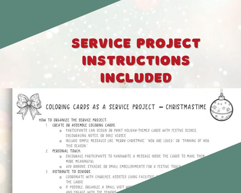 10 Printable Christmas Coloring Cards – Holiday Fun for Kids ...