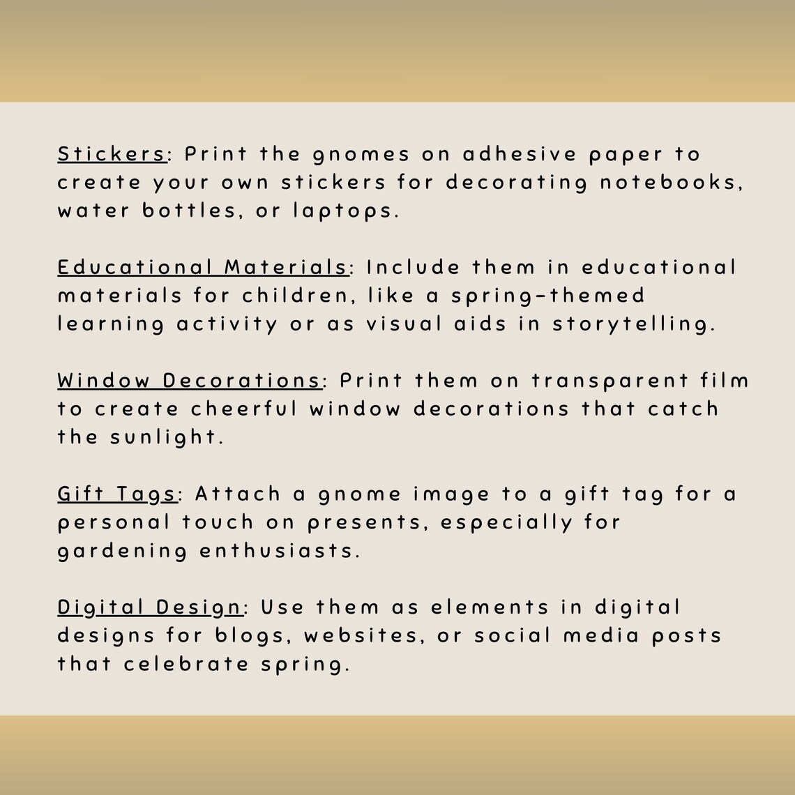 Spring Garden Gnomes Clipart Bundle - Etsy